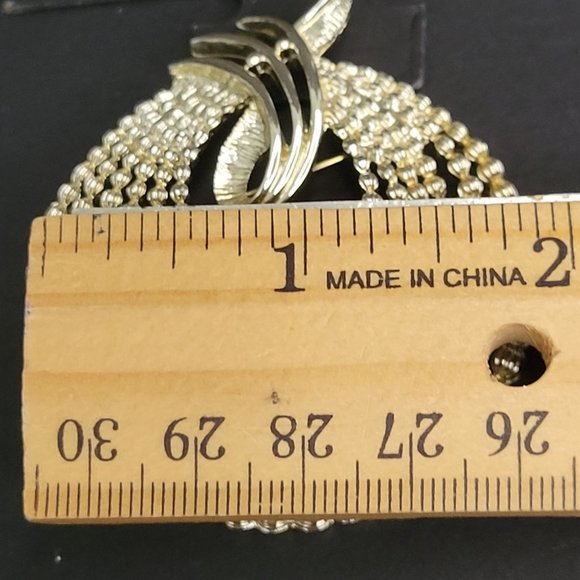 Emmons | Jewelry | Emmons Gold Tone Apple Shaped Brooch Pin Linked ...